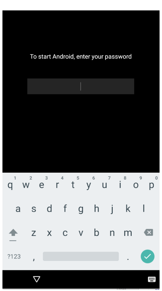 Android Lock Screen, Locked